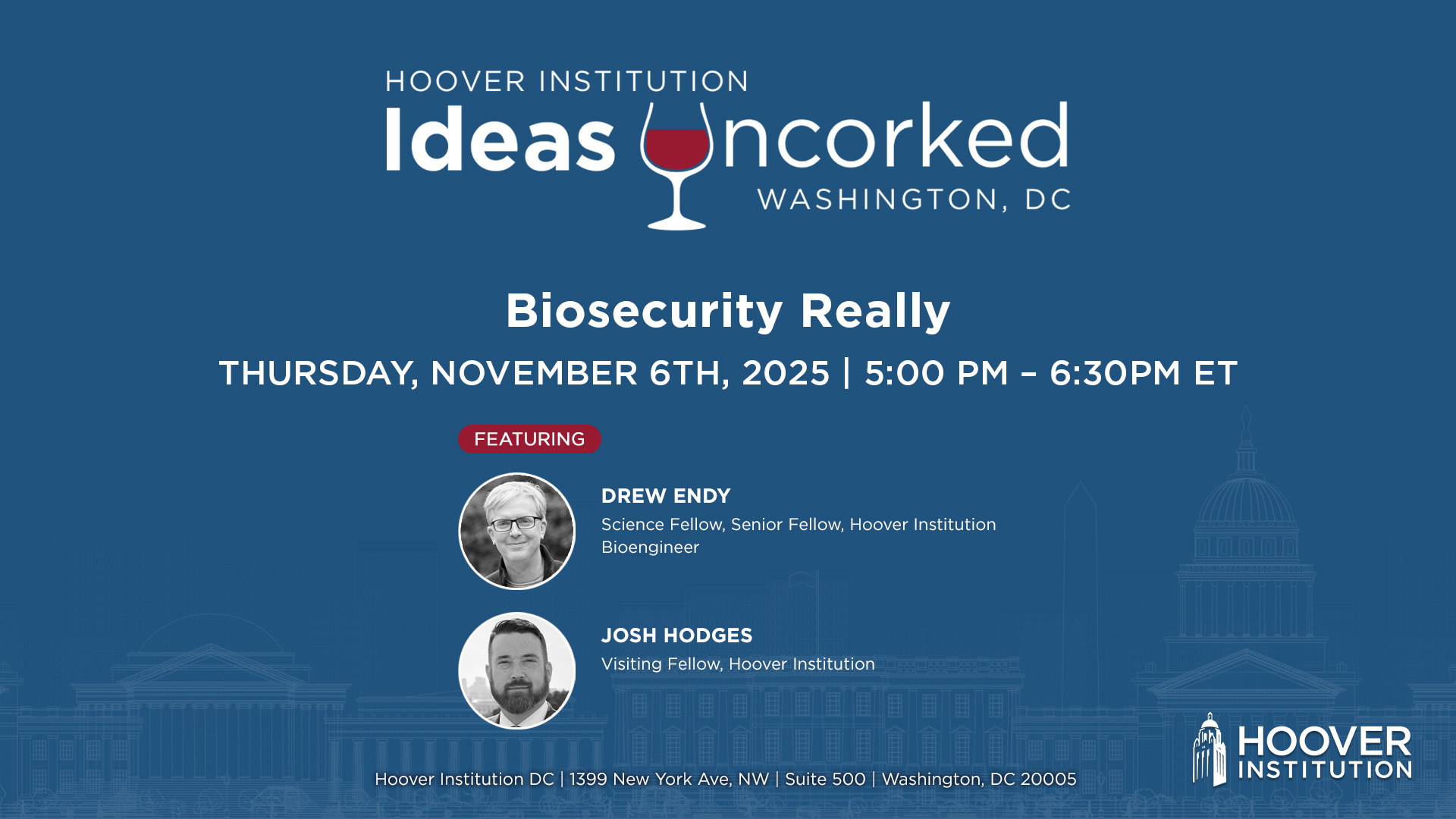 Ideas Uncorked: Biosecurity Really | Hoover Institution